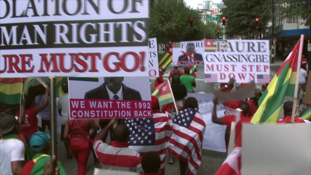 Diaspora Togo Atlanta # FAURE MUST GO# - YouTube