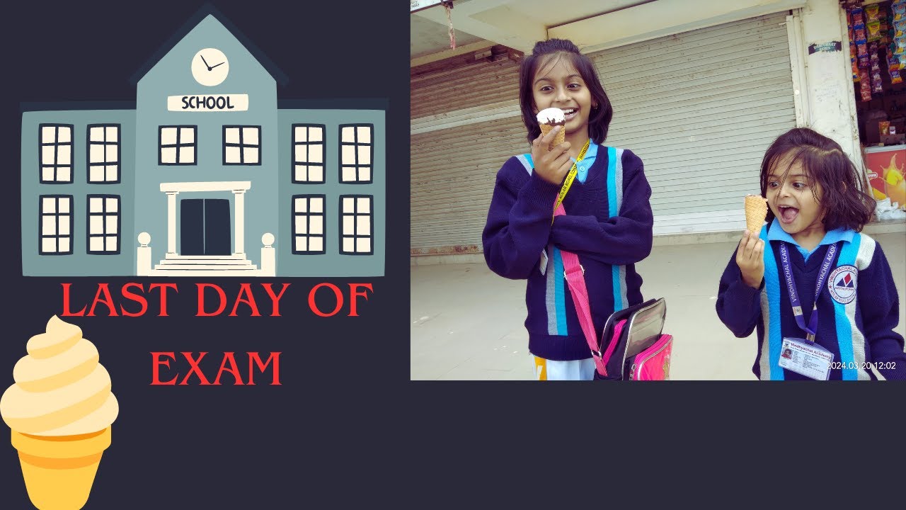 LAST DAY OF EXAM #school #exam - YouTube