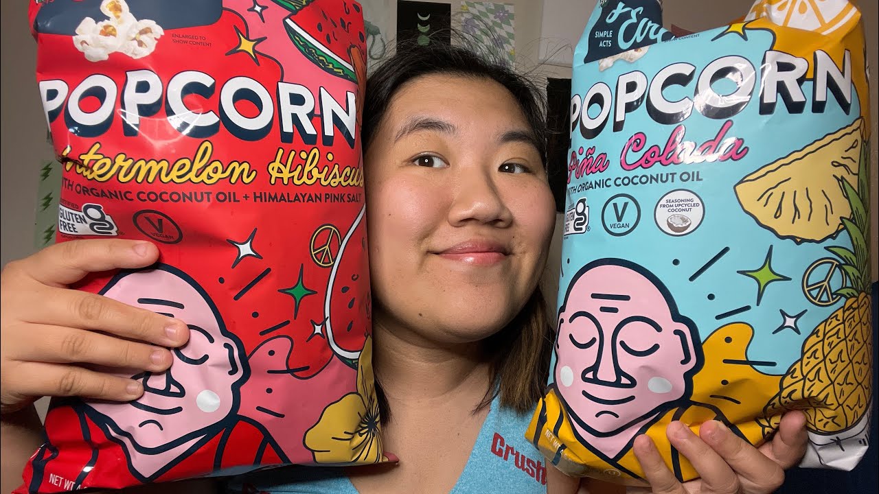 New lesser evil pina colada popcorn | watermelon hibiscus - YouTube