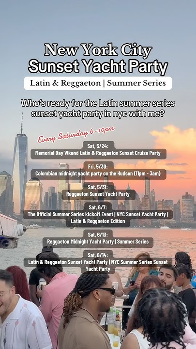 Fiesta latina en barco en Nueva York 🎟️ FiestaLatinaNuevaYork.com #nyc #fiestalatina - YouTube