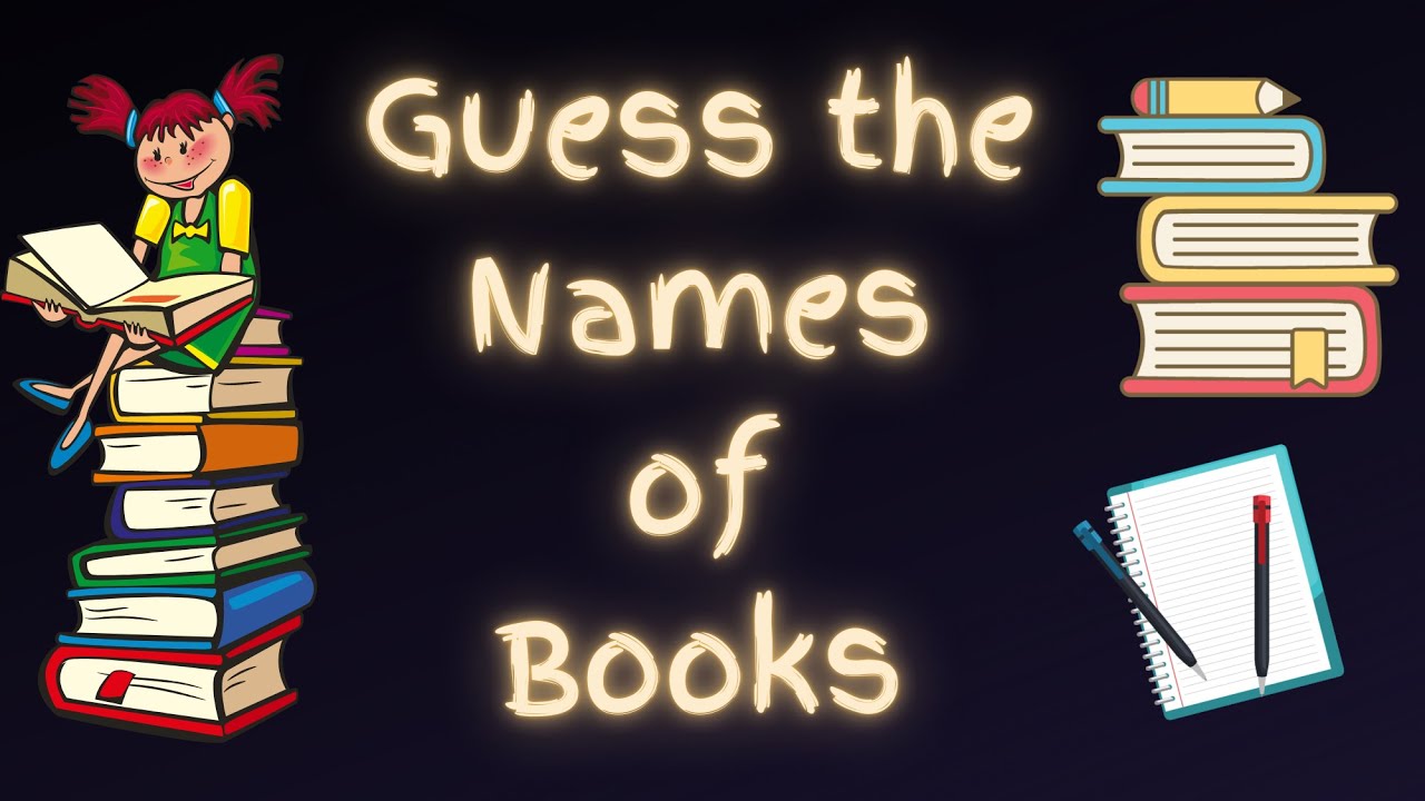 🤔🤔Can You Guess The Name of Books?📚 || BOOK Challenge || Author ...