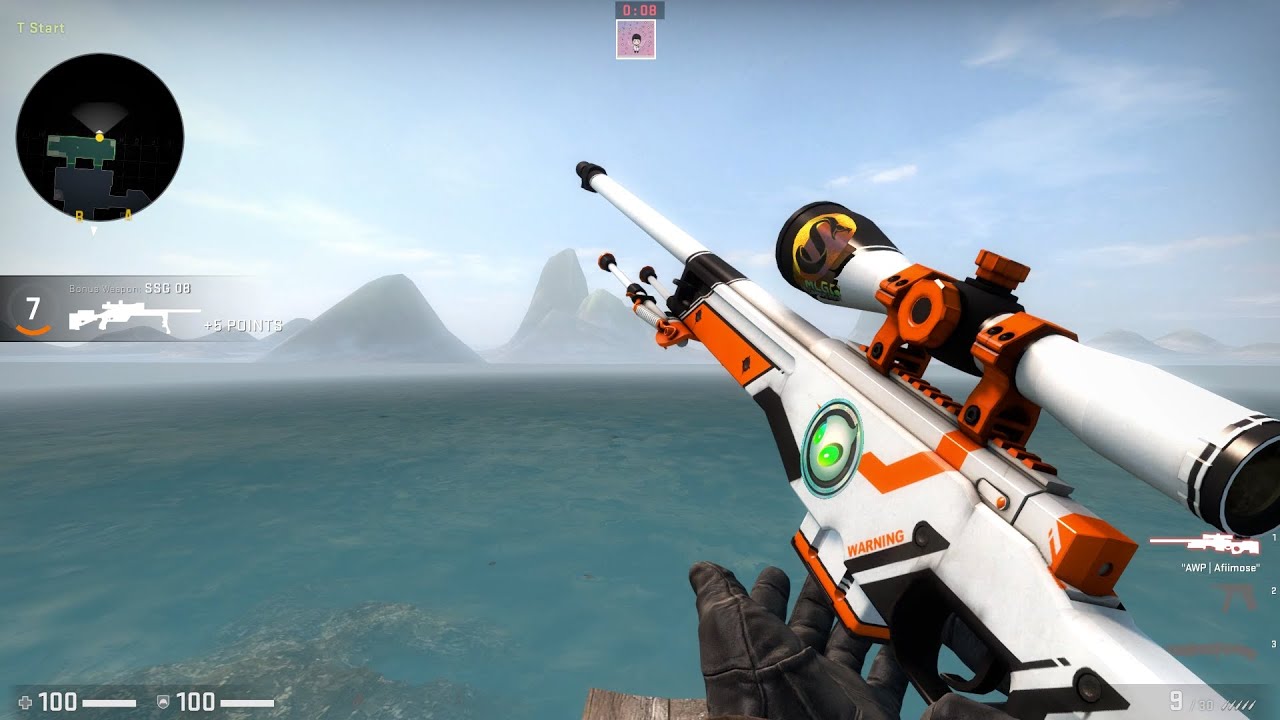 AWP | Asiimov (Field Tested -0.267) Sticker-skin showcase and gameplay ...