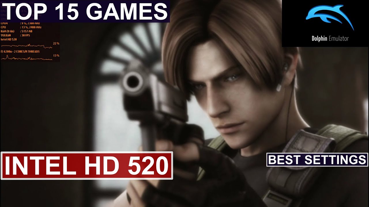 Top 15 Dolphin Emulator Games for the Intel HD 520 - YouTube