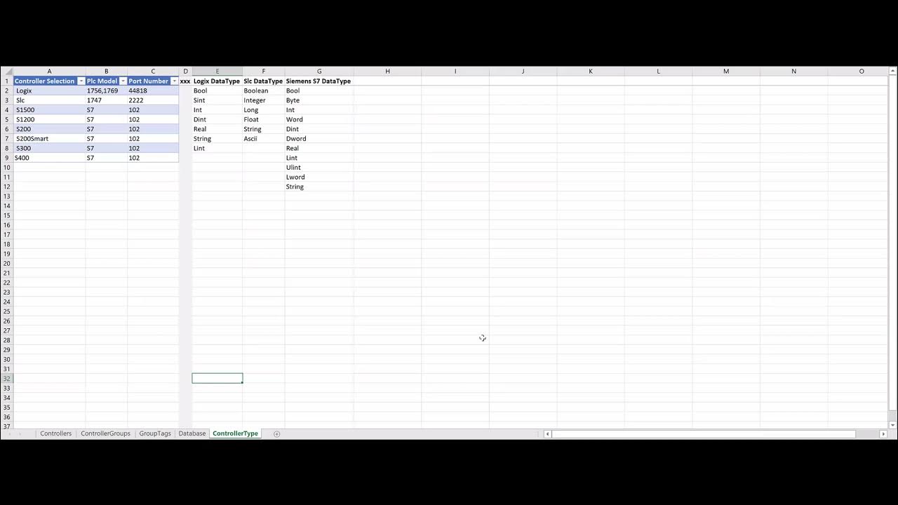 Plc Excel Data Logging-02-Configuration - YouTube