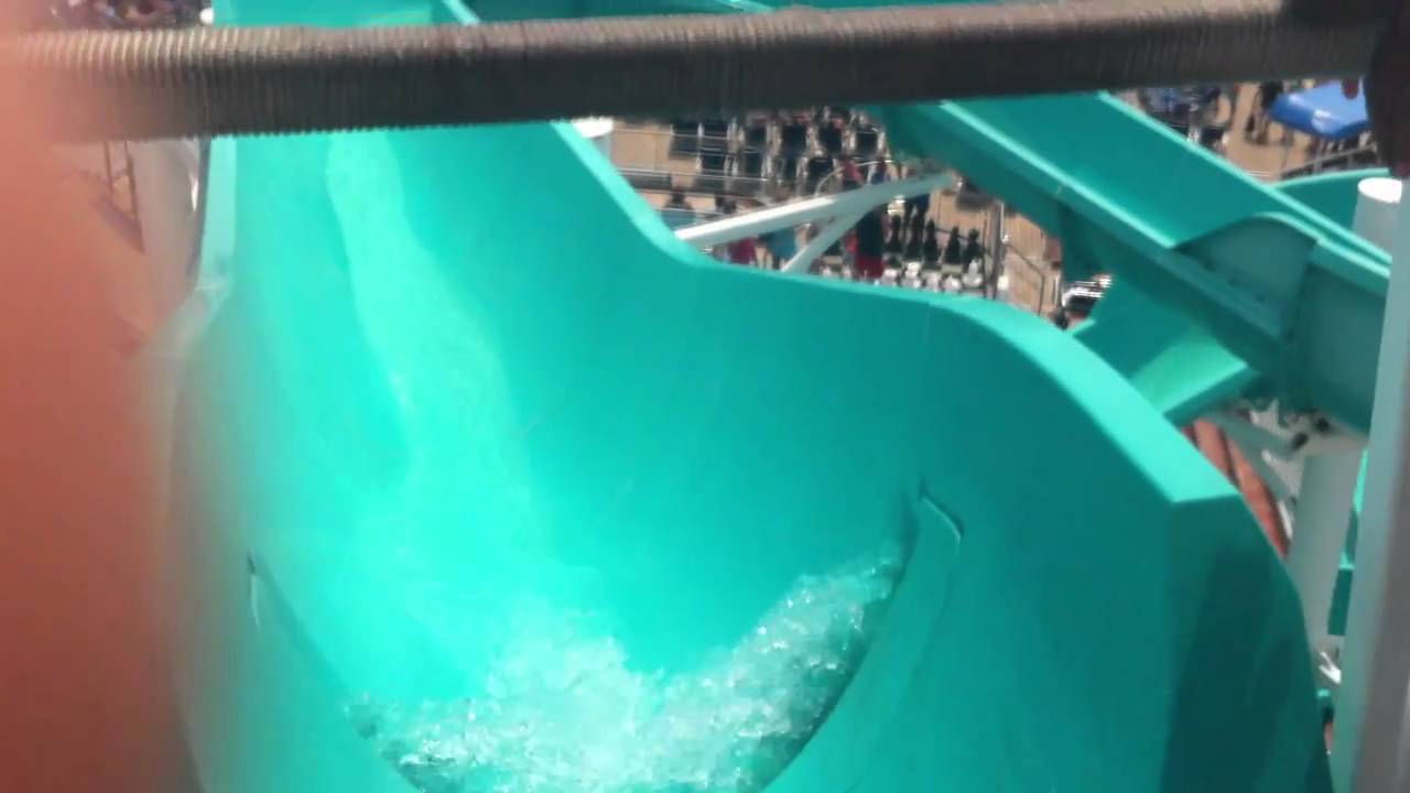 Waterslide POV camera onboard Carnival Freedom - YouTube