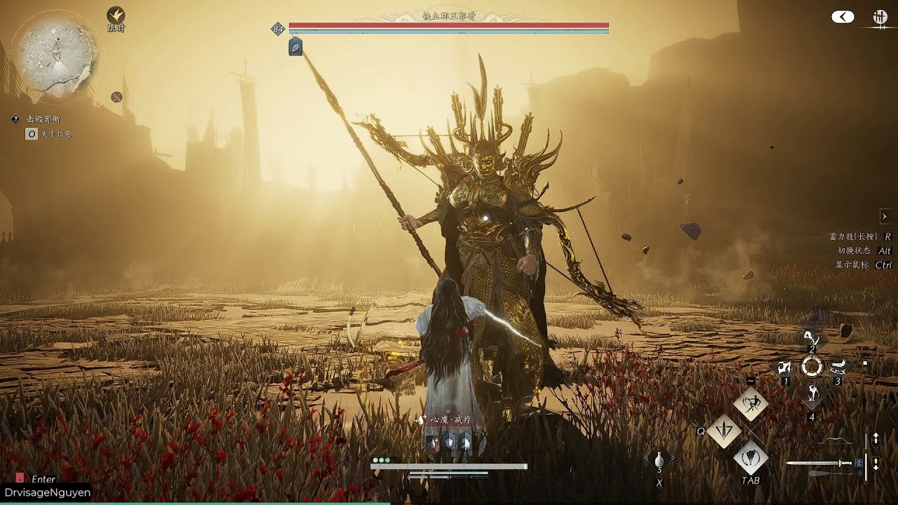 Where Winds Meet Gameplay (Part 60) Iron Blooded Prince Guo Xin Boss ...