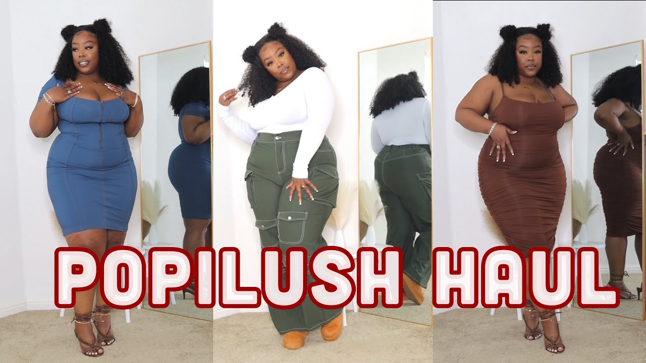 Popilush Plus Size Try on (XL/XXL) Dresses with Built in Shapewear! 👏🏾 ...