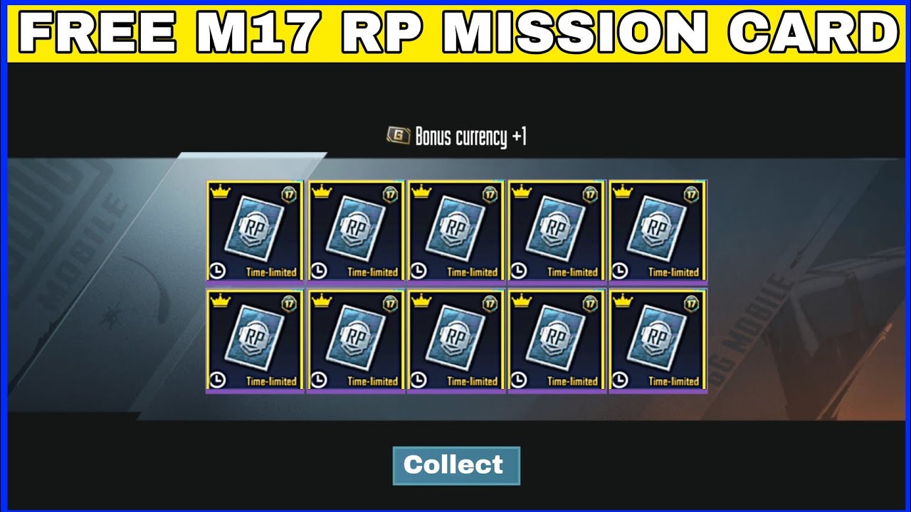 Get Free M17 Rp Mission Card || How To Get Free M17 Rp Mission Card ...