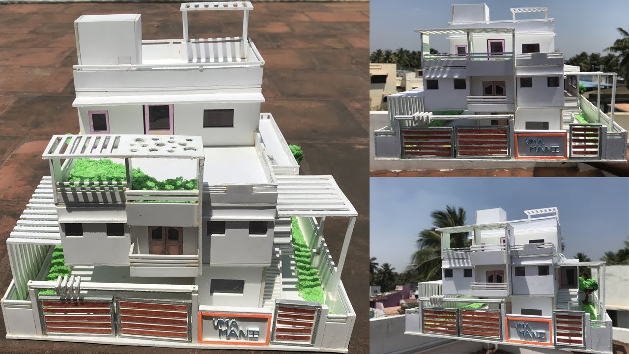 How to make DIY MODEL HOUSE | Realistic Luxury Home | Model House - YouTube