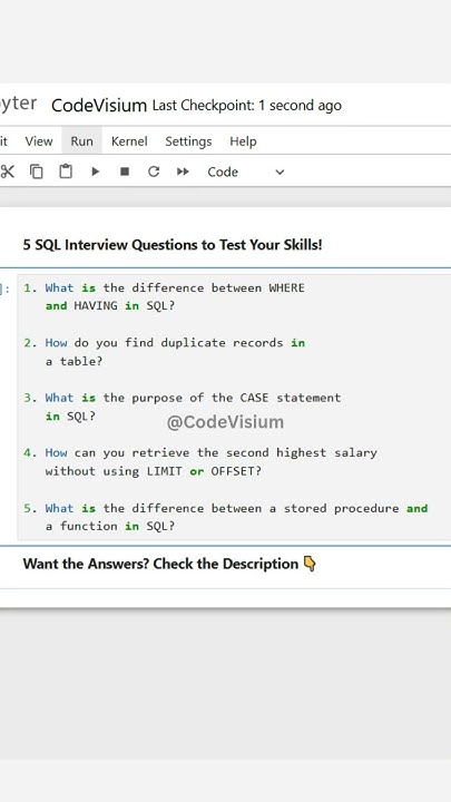 🔥 5 SQL Interview Questions to Test Your Skills! #SQL #InterviewPrep # ...