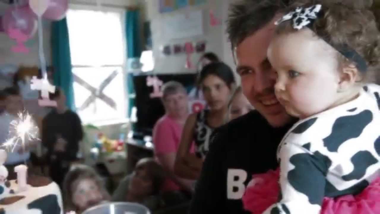 Madelyn Reynolds' 1st Birthday - YouTube