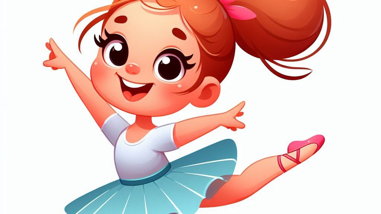 The little girl likes ballet very much - Nursery Rhymes Children's ...