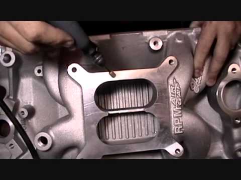 How to port and gasket match intake manifold Part 1 - YouTube