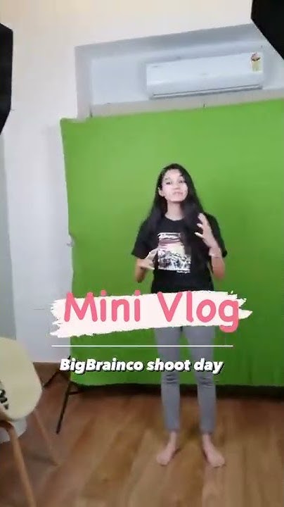 BigBrain.co shoot day vlog || #drishtiispeaks - YouTube