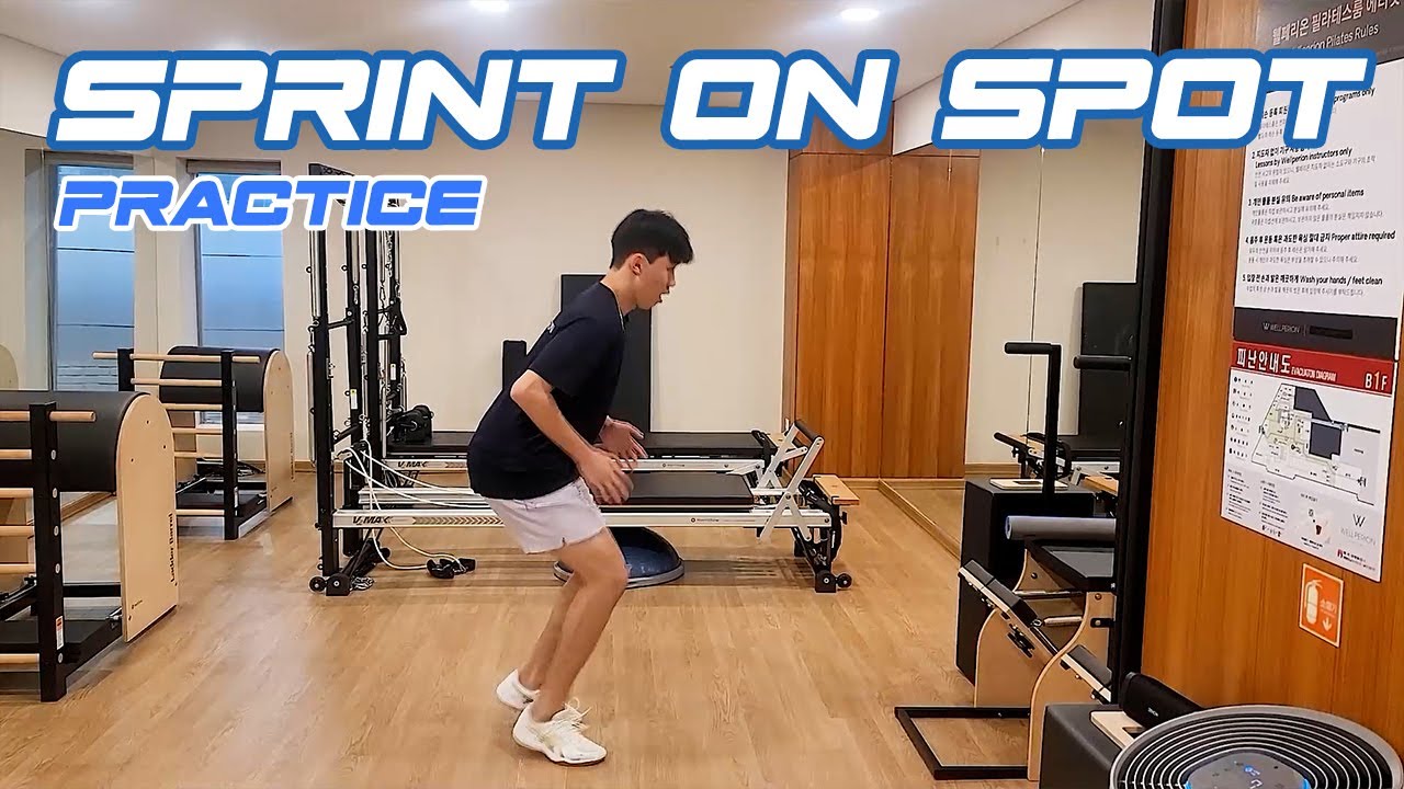 Sprint on spot (practice) - YouTube