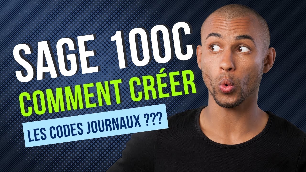 Comment créer les codes journaux dans sage - YouTube