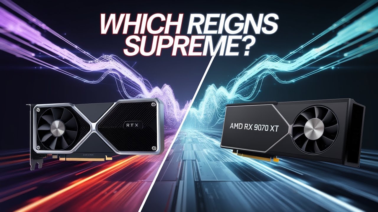 Which GPU Reigns Supreme AMD RX 9070 XT or NVIDIA RTX? - YouTube