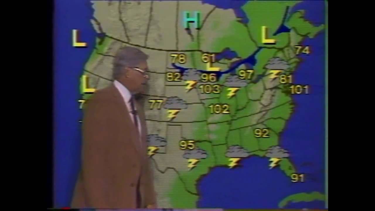 Jack McKenna's Weather August 17, 1988 - YouTube
