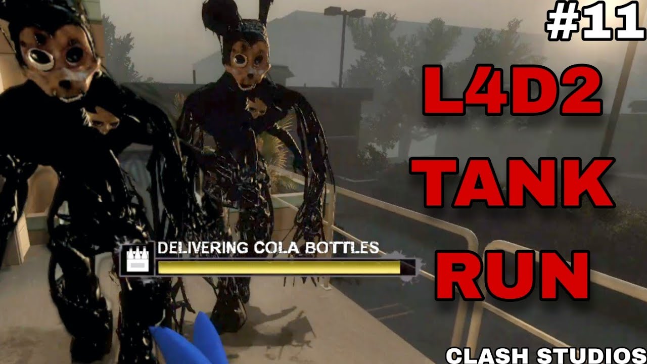 SCARY MONSTER AFTER MY SODA! - TANK RUN - LEFT 4 DEAD 2 - YouTube