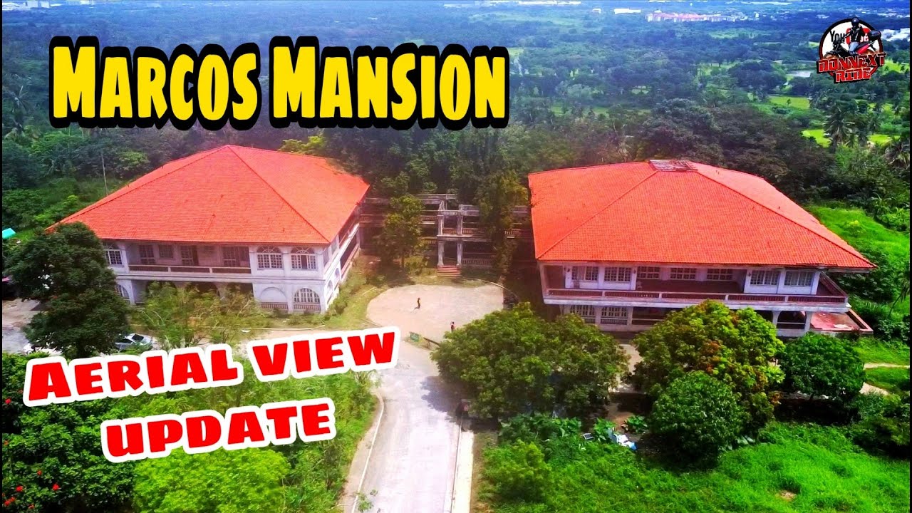 TWIN MANSION | MARCOS MANSION AERIAL VIEW UPDATE - YouTube