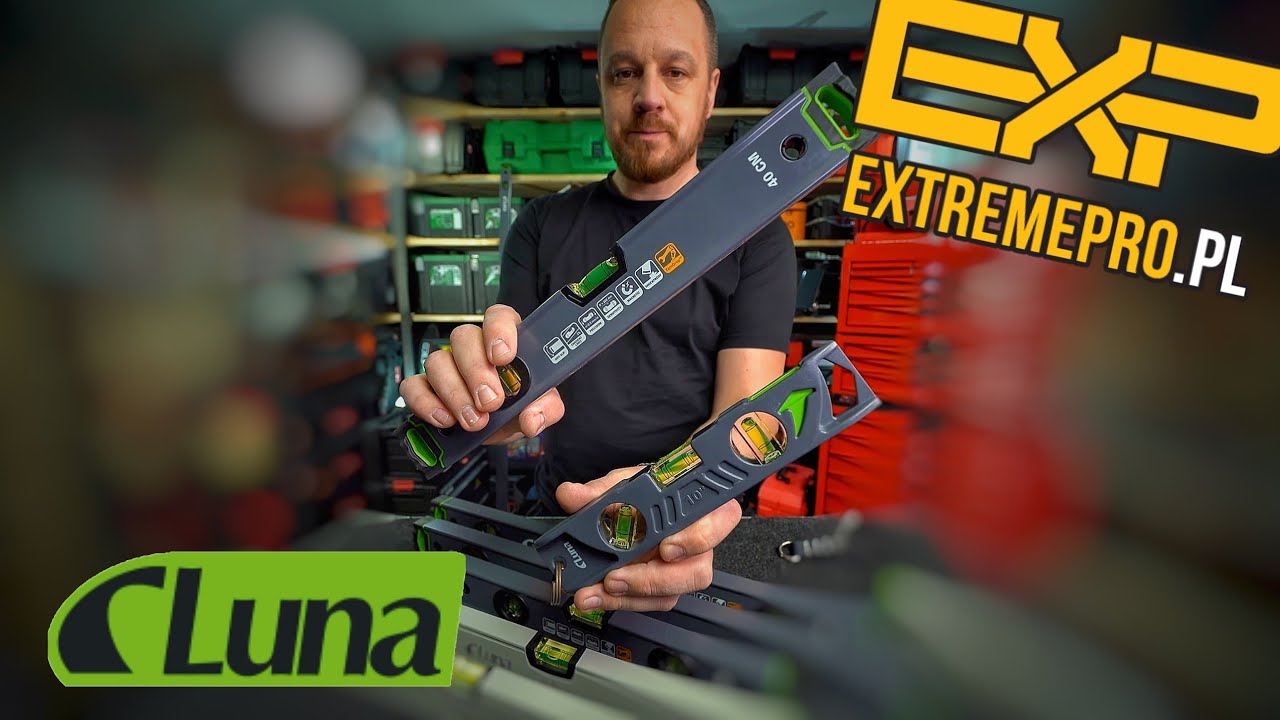 LUNA TOOLS poziomice profesjonalne [4K] - YouTube