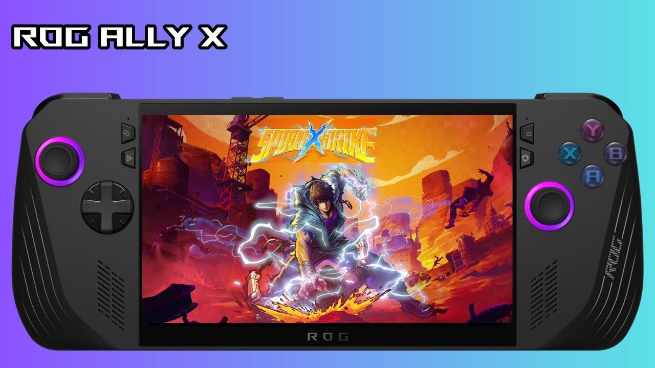 Asus Rog Ally X : Spirit X Strike Gameplay l Steam Next Fest Demo - YouTube