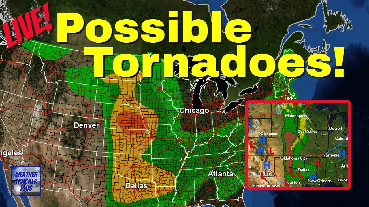 🔴 LIVE: Possible Tornadoes! Severe Weather Coverage! 5-23-24 - YouTube