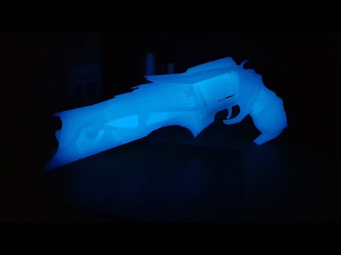3D PRINTED GLOW IN THE DARK THORN GUN CREALITY CR10 S