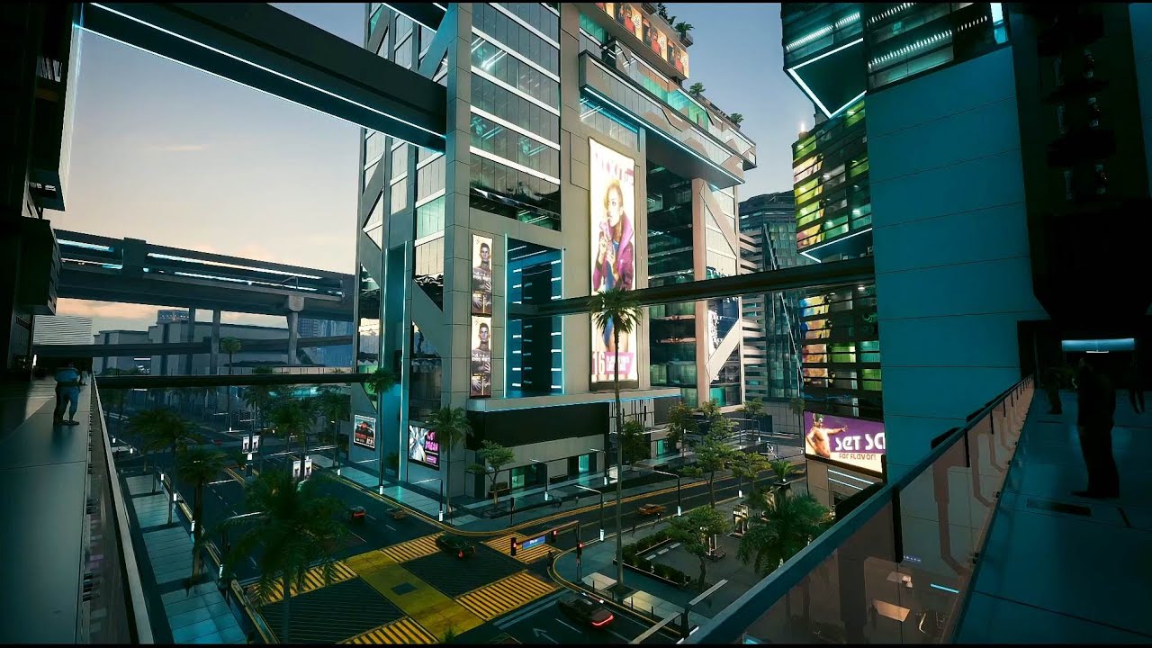 Cyberpunk 2077: Realistic timelapse - YouTube