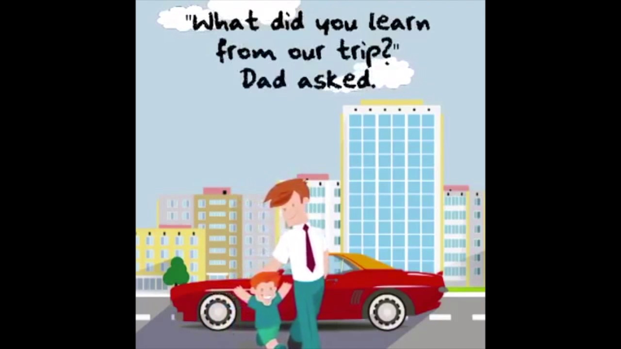 A rich father takes his son to a poor village (Short Story with Moral ...