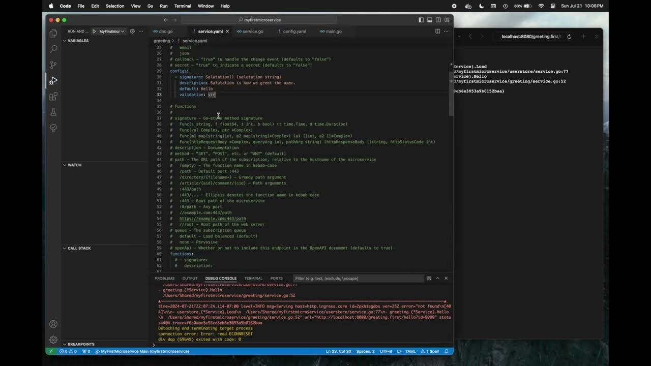 My First Microservice - YouTube