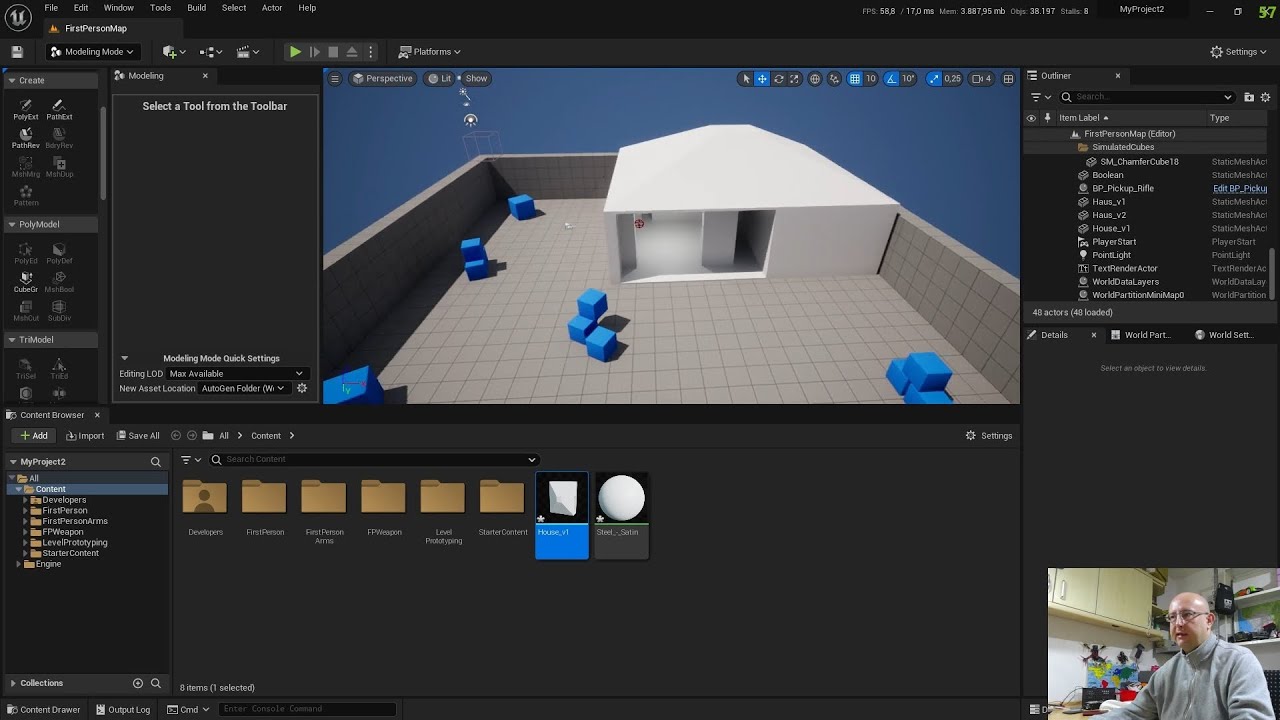 Unreal Engine 5 Build a House with Fusion 360 and Import to unreal ...