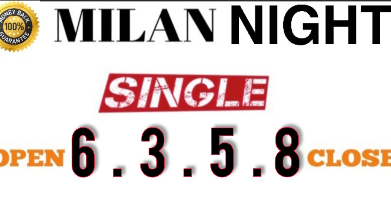 MILAN NIGHT 24/02/2020 ... SATTA MATTA KING OPEN TO CLOSE - YouTube