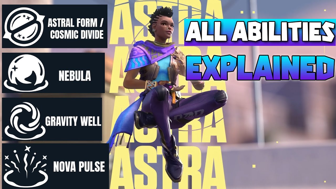 VALORANT: ASTRA Full Gameplay Reveal | Abilities Explained in detail ...