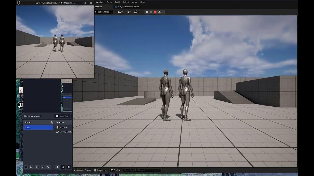 Introduction to Unreal Multiplayer with Blueprint Part 2: Remote Procedure Call - YouTube