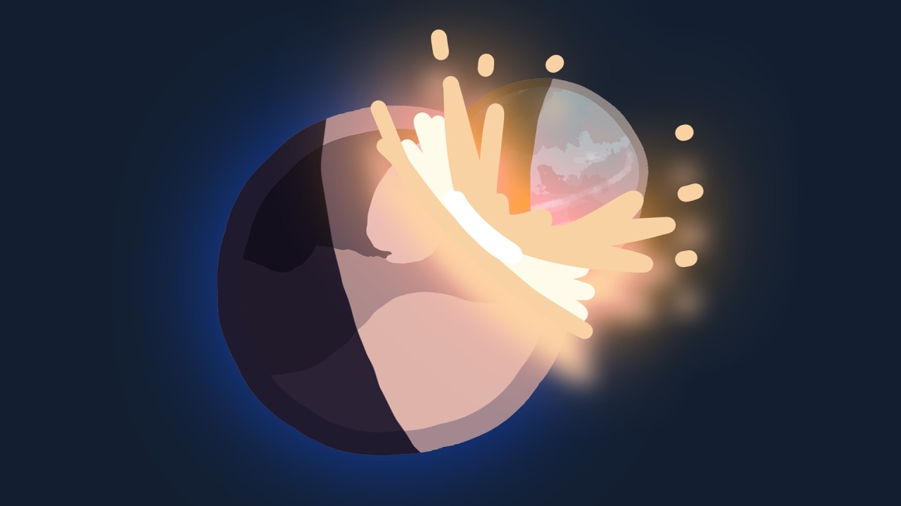 The Violent Origin of Pluto’s Heart-Shaped Feature - YouTube