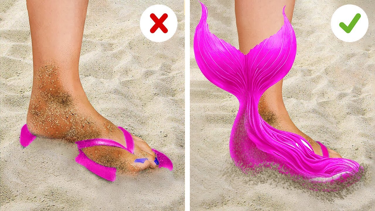 O NO!!! Mermaid Lost the Shoes!😭 Best Crafts And Ideas How to Be a ...