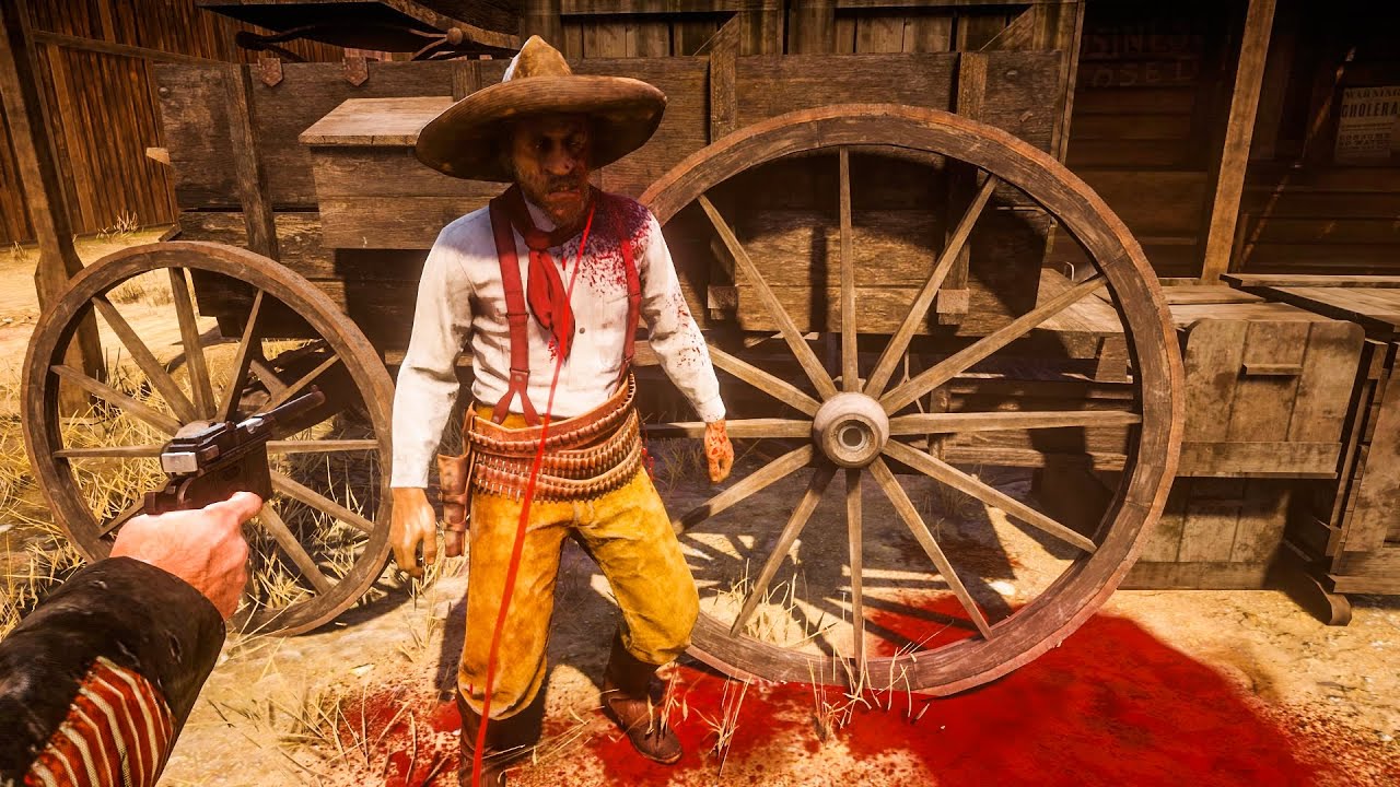RDR2 Melee Most Brutal Kills Compilation . How to Get Laughs with Melee Combat . PART V802 - YouTube