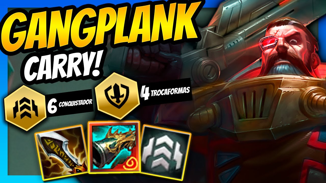 TFT - GANGPLANK CONQUISTADOR 6 COM A COLETORA É MUITO INSANO!! SET 13 ...
