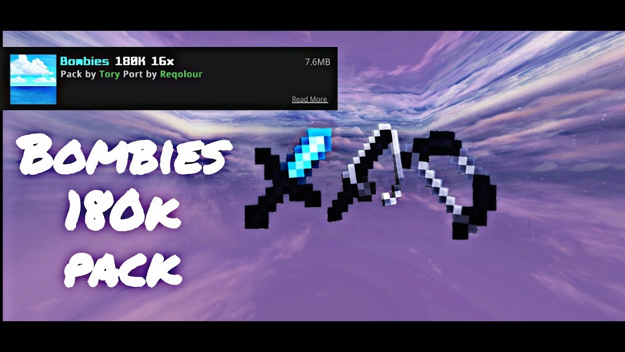 Bombies 180k pack MCBE/MCPE - YouTube