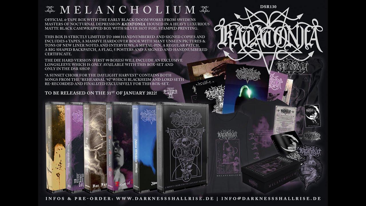 UNBOXING: Katatonia ― Melancholium (6-tape box) - YouTube