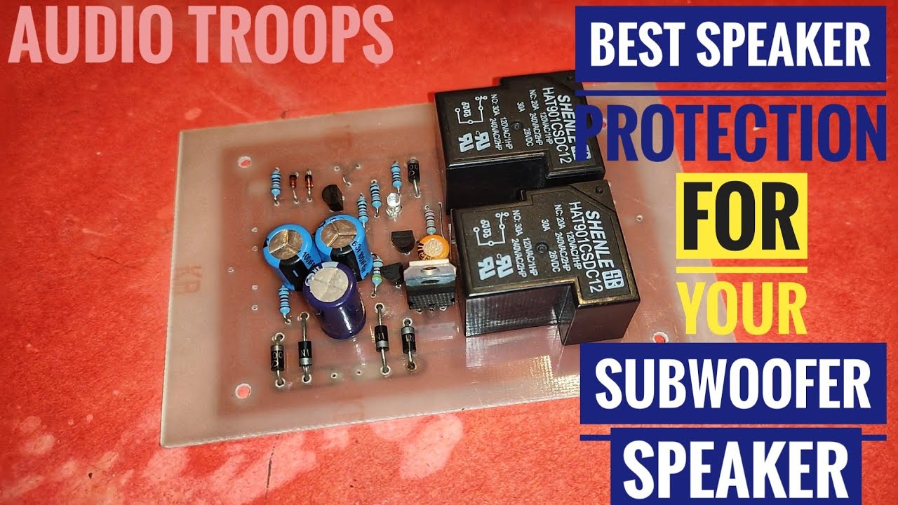 Dual Channel Speaker Protection | DIY | Audio Troops | Amplifier Boards ...