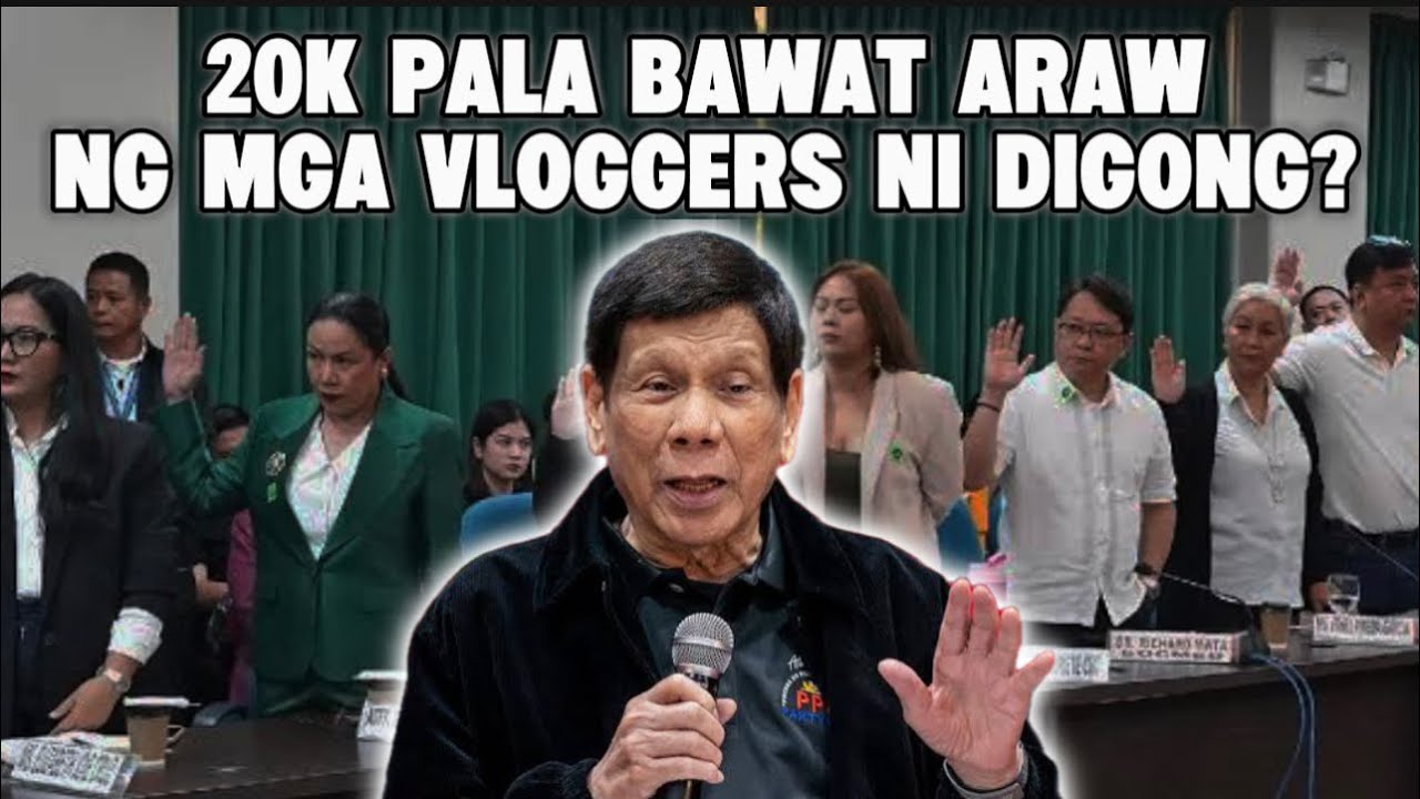 KITA NG MGA VLOGGERS NI DUTERTE 20K ISANG ARAW - YouTube