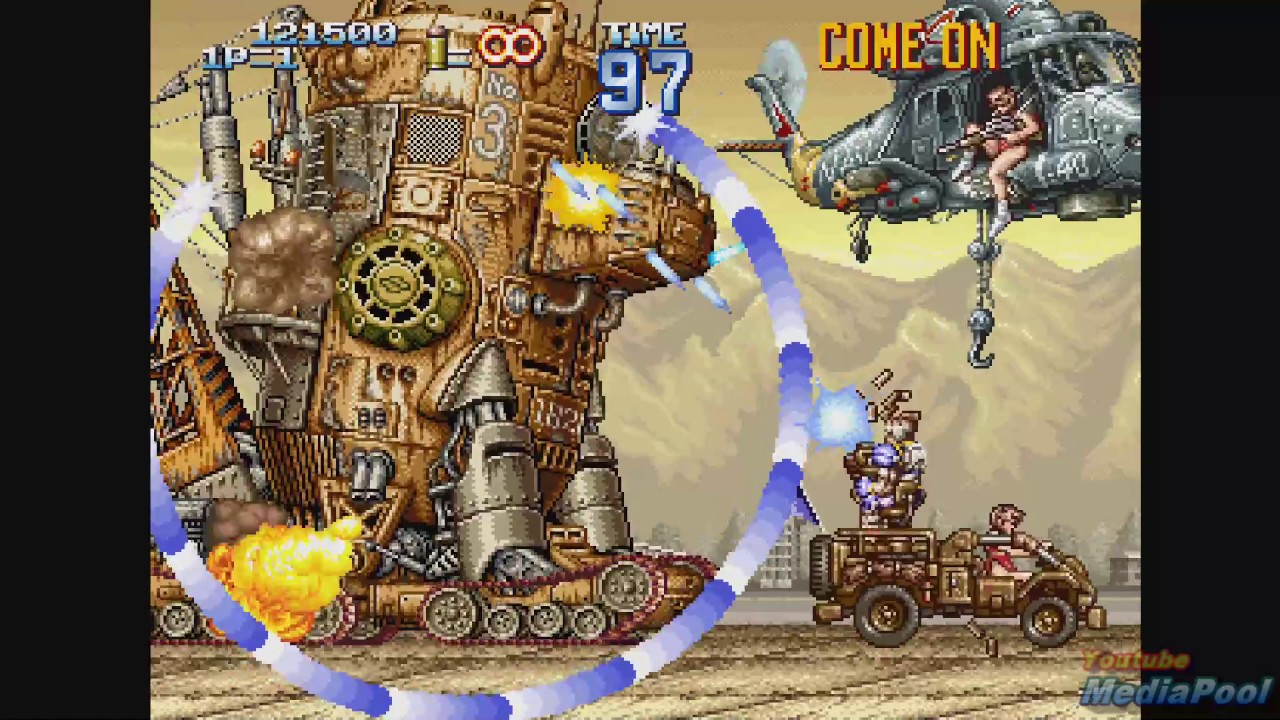 1994 GunForce 2 (Arcade) Game Playthrough Video Game - YouTube