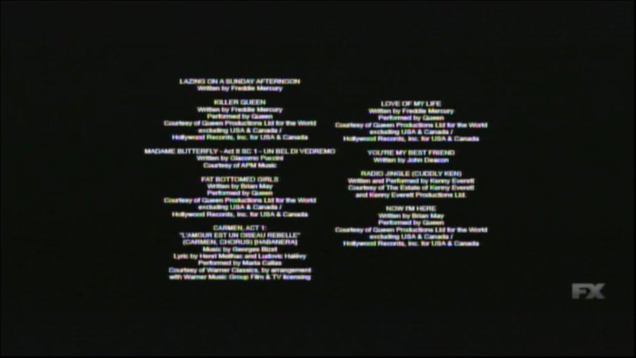 Bohemian Rhapsody (2018) End Credits (FX 2023) - YouTube