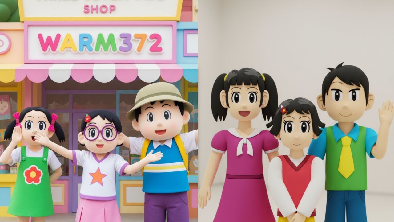 Warm372 Characters but is Mascot Costume 3D by Google Gemini AI - YouTube