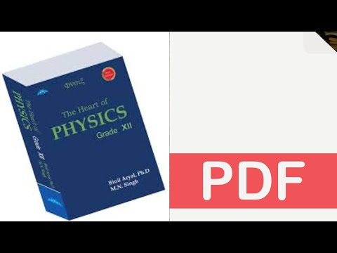 The heart of physics book class 12 pdf. - YouTube