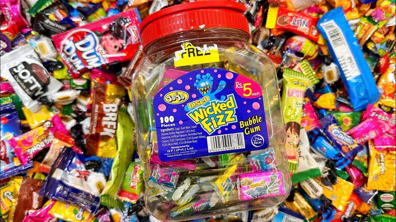 Satisfying Video | Yummy Rainbow Fizz Candies and Chocolates Unpacking ...