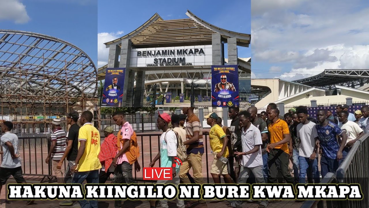 🔴#LIVE_ KWA MKAPA NI BUREEEEEEE! Mashabiki waingia kama Mchwa! KOFFI VS ...