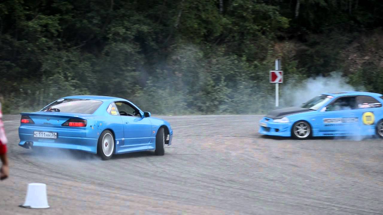 38drift / Дрифт по серпантину / RWD Civic Silvia S15 S13 Cefiro A31 ...